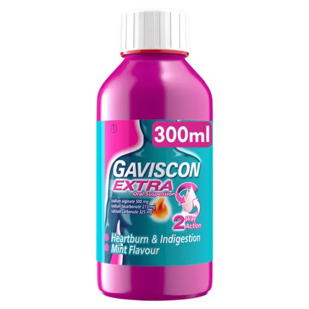 Gaviscon Extra Peppermint Liquid 300ml- Lillys Pharmacy and Health ...