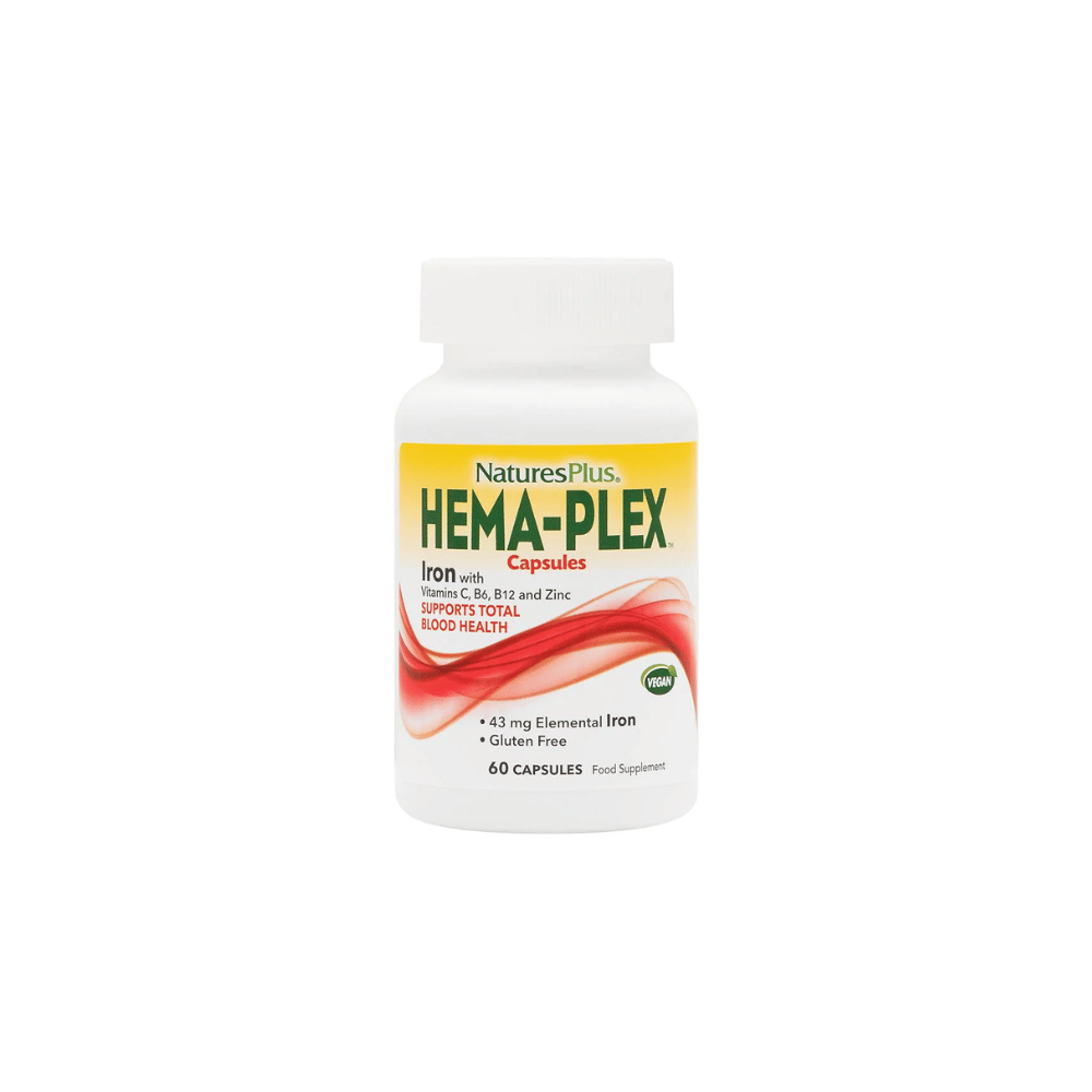 NaturesPlus HEMA-PLEX® Iron Capsules 60's – Lilys Pharmacy & Health Store