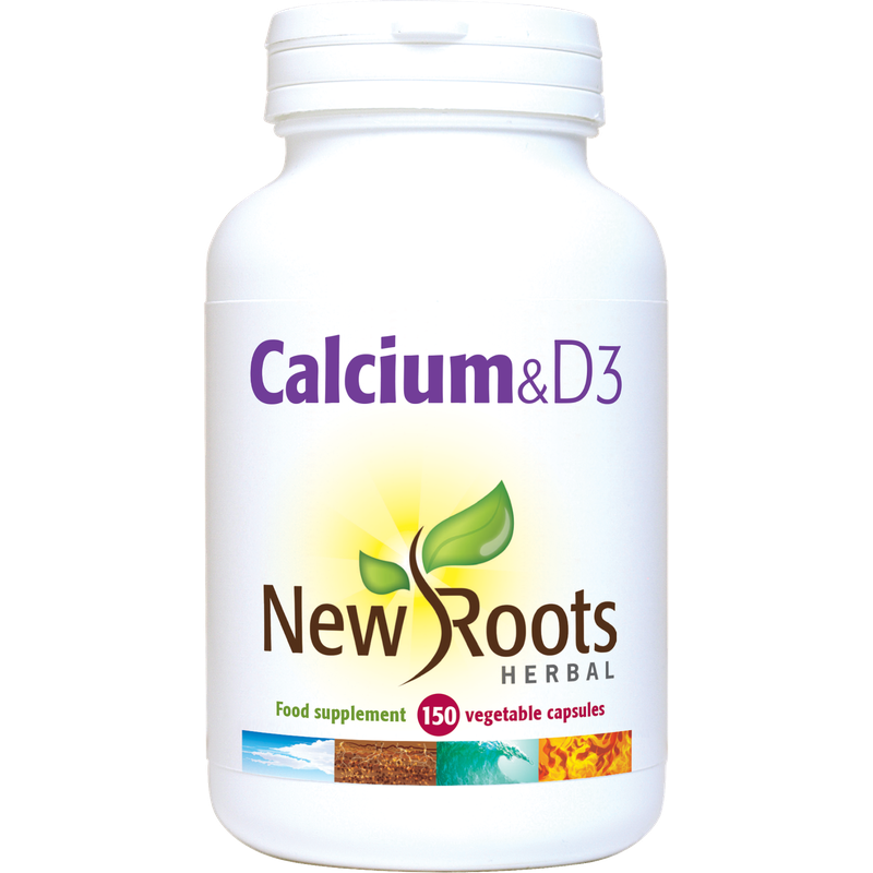 New Roots Calcium & D3 150 Capsules- Lillys Pharmacy and Health Store ...