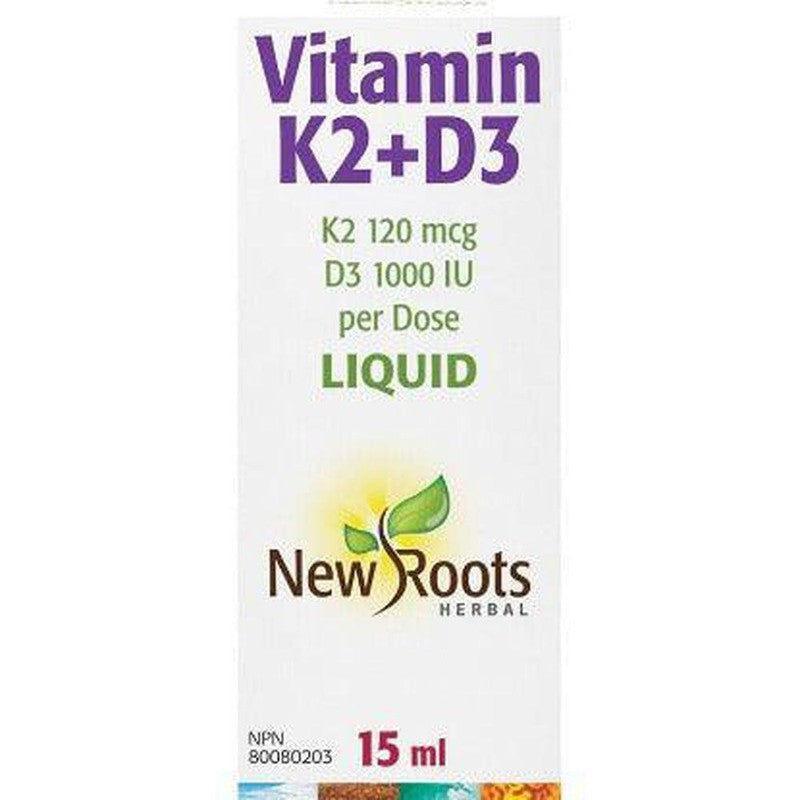 New Roots Herbal K2 and D3 15ml drops | Lilly's Pharmacy & Health ...
